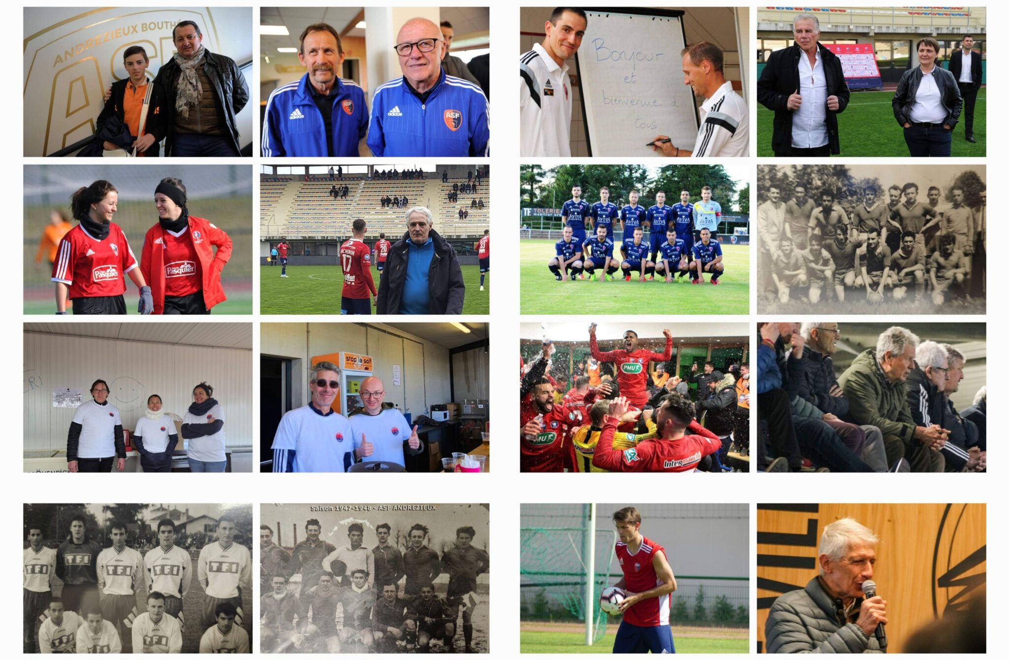 « GENERATIONS ROUGE ET BLEU », LES ANCIENS DU CLUB! - ABFC